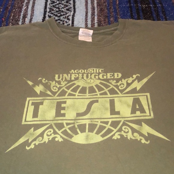 Concert Tee | Shirts | Tesla 5 Man Acoustical Jam 2 Years Anniversary ...